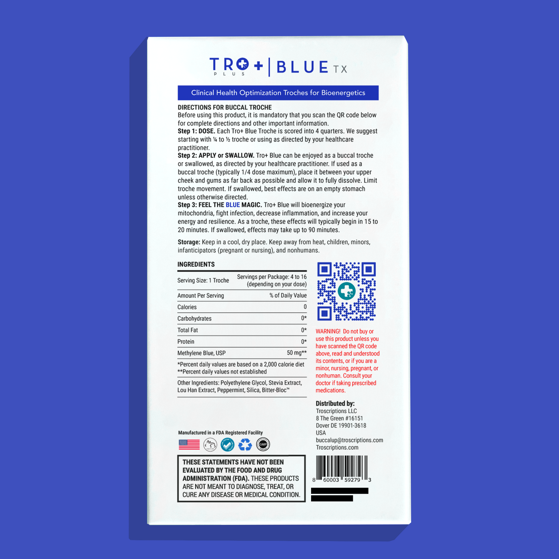 Tro+ Blue™ – Troscriptions®